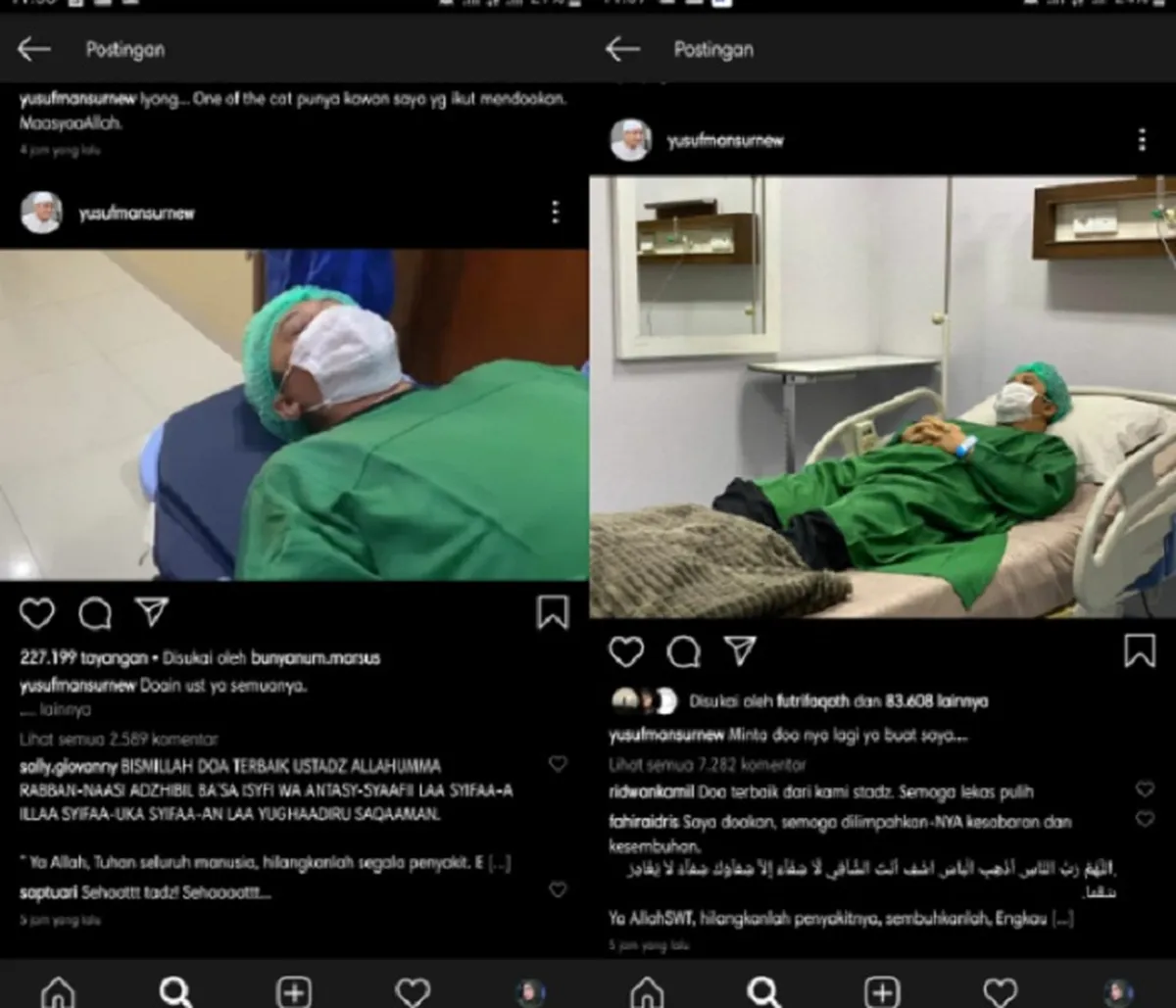 Ustaz Yusuf Mansur Terbaring di Rumah Sakit, Ridwan Kamil Ikut Beri Doa Ustaz Yusuf Mansur Terbaring di Rumah Sakit, Ridwan Kamil Ikut Beri Doa