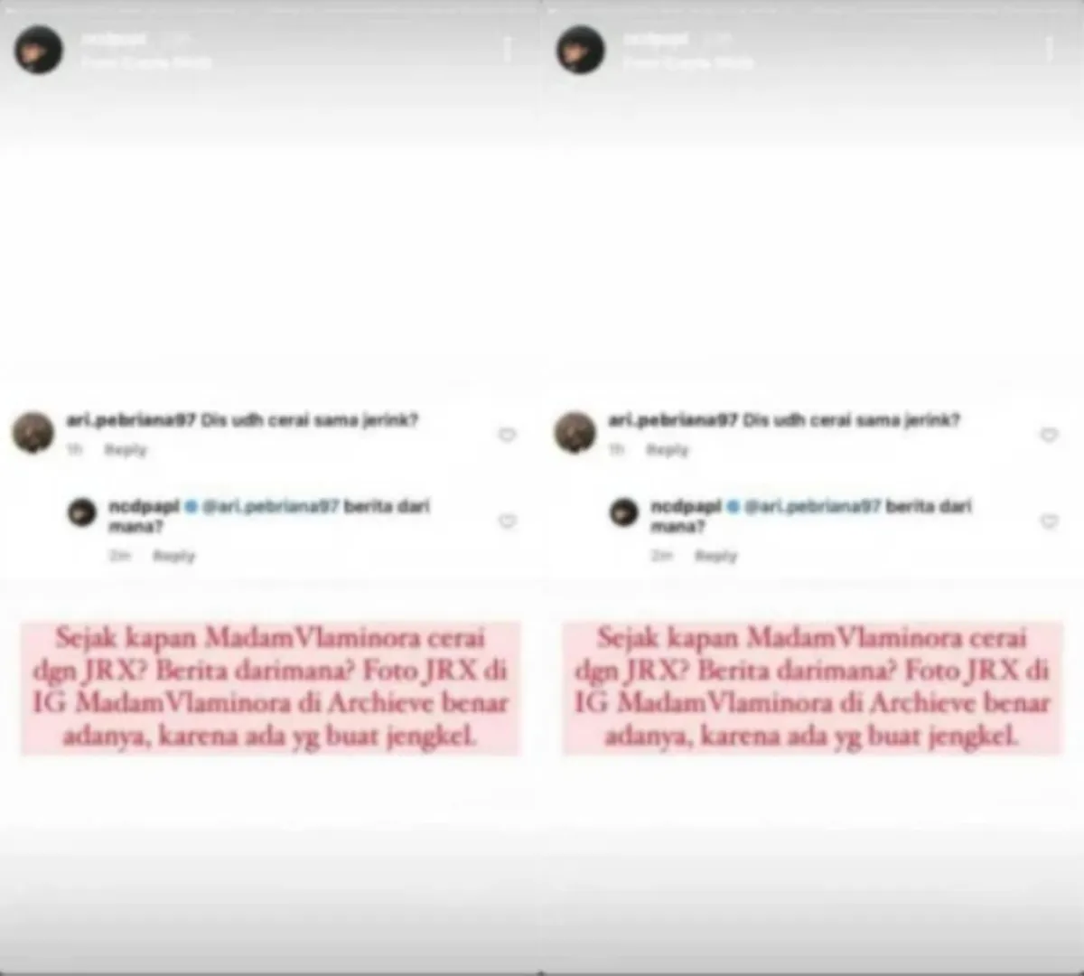 Arsipkan Foto Jerinx SID dari Instagram, Nora Alexandra Jawab Isu Cerai Arsipkan Foto Jerinx SID dari Instagram, Nora Alexandra Jawab Isu Cerai