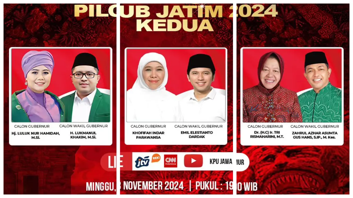 Adu Visi Misi Cagub Jatim Khofifah Obral Janji Politik Risma Dan