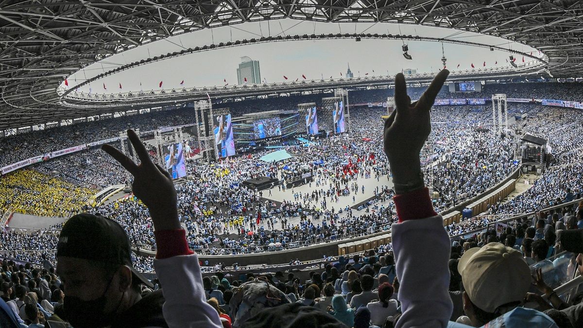 Yang Tersisa Dari Kemegahan Kampanye Akbar Prabowo Gibran Di Gbk