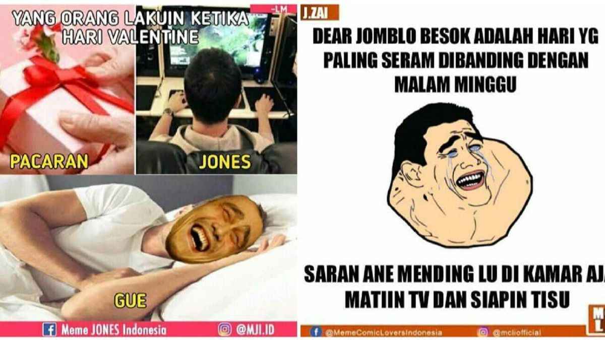 Jomblo Merapat! 10 Meme Valentine Lucu 14 Februari 2024, Ngakak Bareng ... Jomblo Merapat! 10 Meme Valentine Lucu 14 Februari 2024, Ngakak Bareng ...