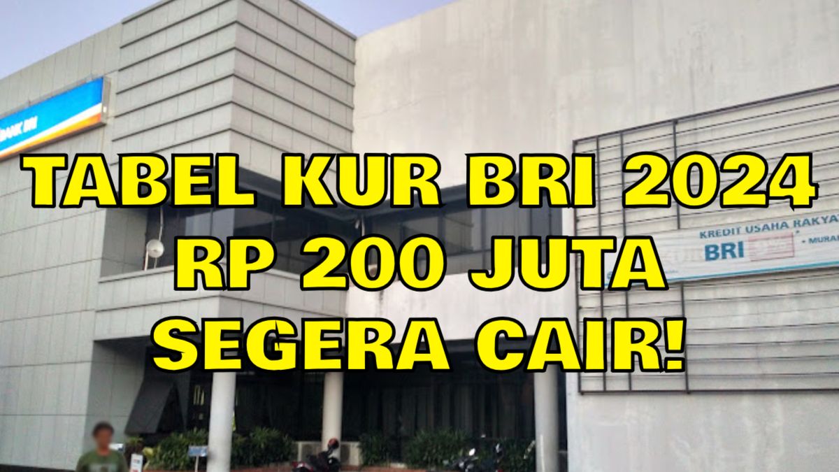 Segera Cair Rp 200 Juta Untuk Modal Usaha Berikut Tabel Dana Kur Bri