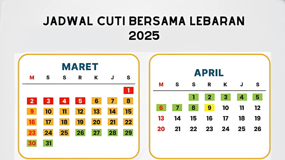 Kapan Cuti Bersama Lebaran Idul Fitri? Simak Daftar Libur Lengkap Maret ... Kapan Cuti Bersama Lebaran Idul Fitri? Simak Daftar Libur Lengkap Maret ...