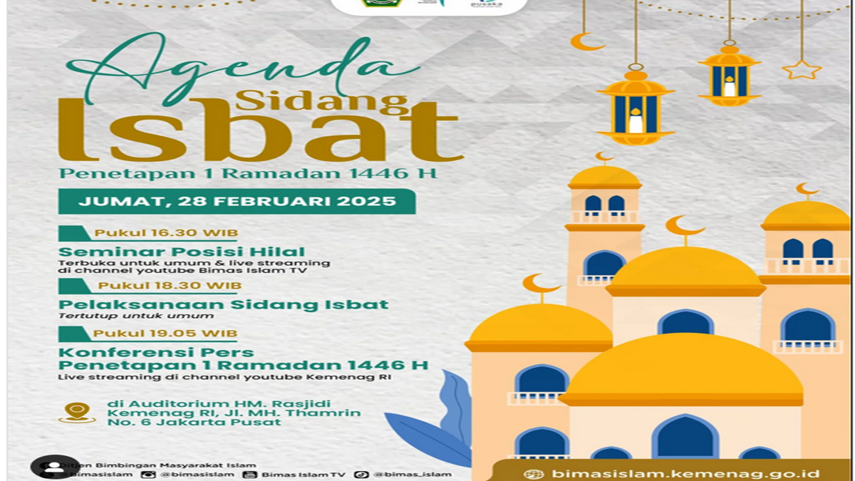 INFO AGENDA Sidang Isbat Penetapan 1 Ramadhan 1446 H Rangkaian ... INFO AGENDA Sidang Isbat Penetapan 1 Ramadhan 1446 H Rangkaian ...