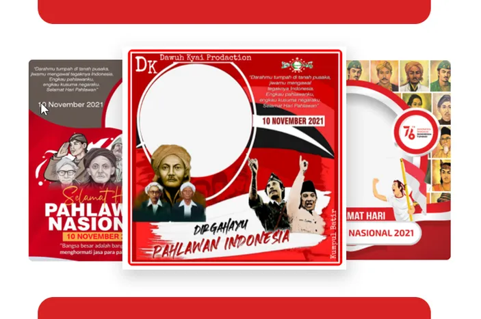 Baru 59 Link Twibbon Hari Pahlawan 10 November 2021 Disertai Kata