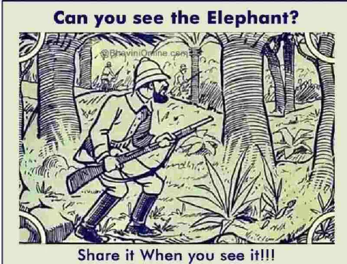 Tes IQ: Seberapa Tajam Penglihatan yang Anda Miliki? Coba Temukan Gajah ... Tes IQ: Seberapa Tajam Penglihatan yang Anda Miliki? Coba Temukan Gajah ...
