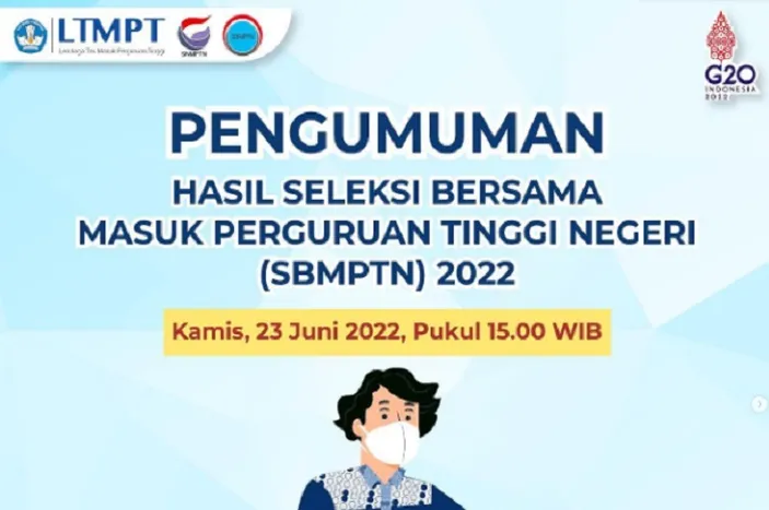 Hasil SBMPTN 2022 Diumumkan Hari ini, 23 Juni, Berikut Cara Cek ... Hasil SBMPTN 2022 Diumumkan Hari ini, 23 Juni, Berikut Cara Cek ...