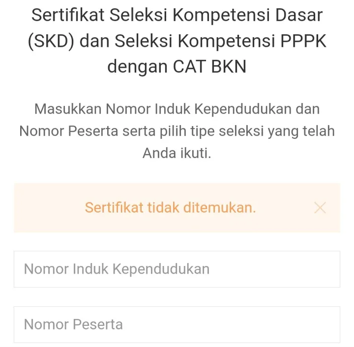 Cara Mengatasi Sertifikat SKD CPNS Tidak Ditemukan, Ini Tutorial ... Cara Mengatasi Sertifikat SKD CPNS Tidak Ditemukan, Ini Tutorial ...