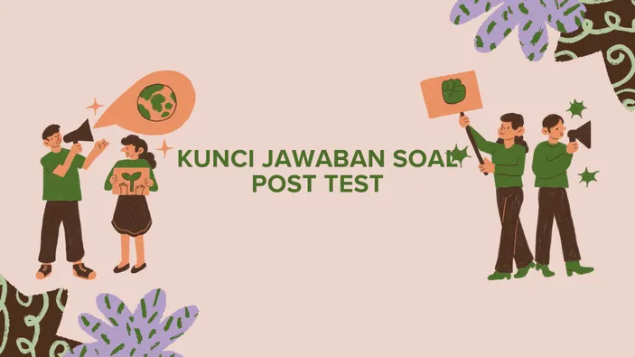 Kunci Jawaban Soal Post Test Modul 1 Materi Buku Nonteks Bermutu Dan