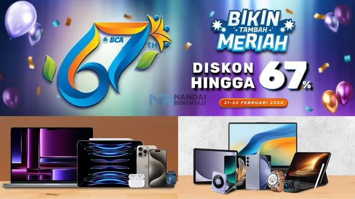 Daftar Lengkap Promo HUT BCA, Ada Diskon Hingga 67 Persen, Periode 21 ... Daftar Lengkap Promo HUT BCA, Ada Diskon Hingga 67 Persen, Periode 21 ...