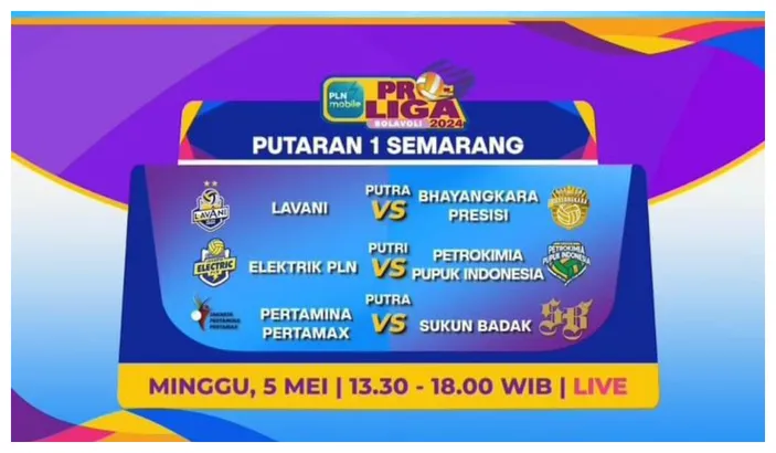 Jadwal Acara Moji Tv Hari Ini Minggu 5 Mei 2024 Ada Live Proliga 2024