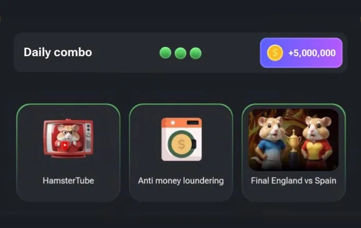 Segera Klaim, Combo Harian Hamster Kombat 15 Juli 2024, Dapatkan Jutaan ... Segera Klaim, Combo Harian Hamster Kombat 15 Juli 2024, Dapatkan Jutaan ...