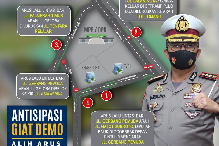 Polri Siap Antisipasi Demo Massa Omnibus Law Cipta Kerja Berikut