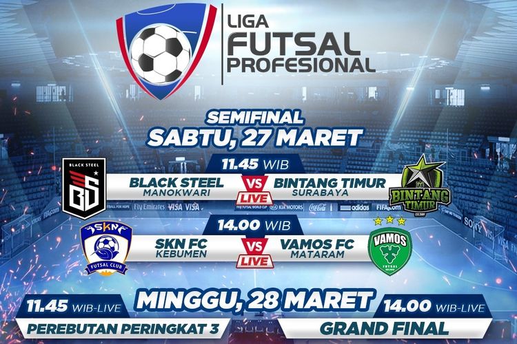 Jadwal Live Streaming Liga Futsal Profesional Di Mnc Tv Hari Ini Sabtu