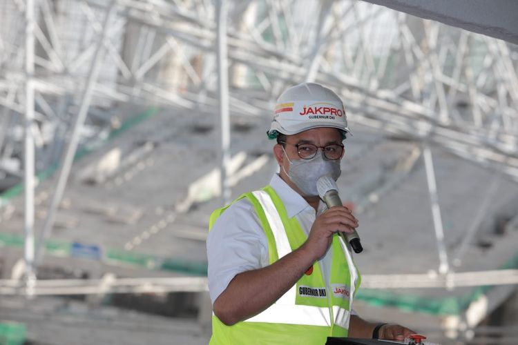 Anies Baswedan: Proses Pemasangan Rangka Atap JIS Satu-satunya di Asia ... Anies Baswedan: Proses Pemasangan Rangka Atap JIS Satu-satunya di Asia ...