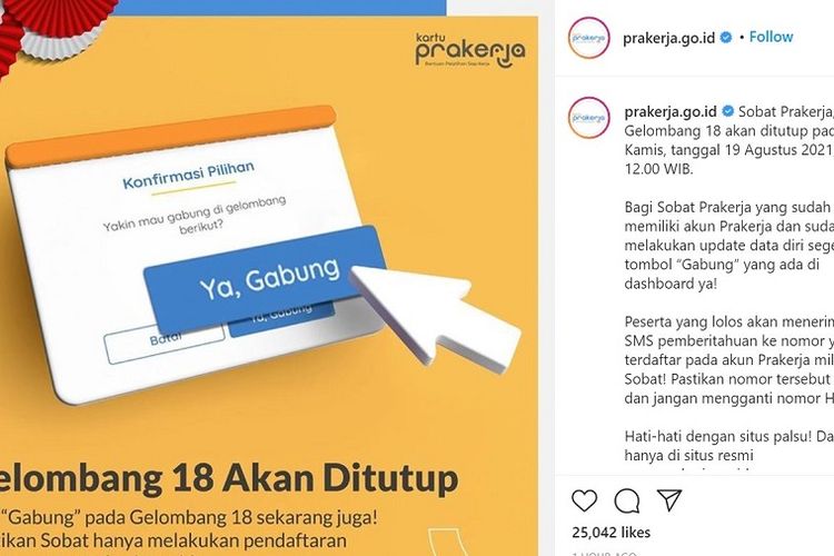 Ciri-Ciri Kamu Lolos Kartu Prakerja Gelombang 18, Buruan Cek Agar Dapat ... Ciri-Ciri Kamu Lolos Kartu Prakerja Gelombang 18, Buruan Cek Agar Dapat ...