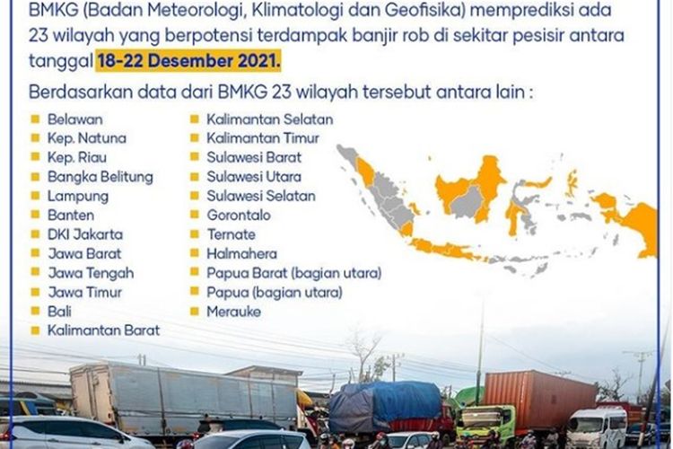 WASPADA! BMKG Prediksi 23 Wilayah di Indonesia Ini Berpotensi Terdampak ... WASPADA! BMKG Prediksi 23 Wilayah di Indonesia Ini Berpotensi Terdampak ...