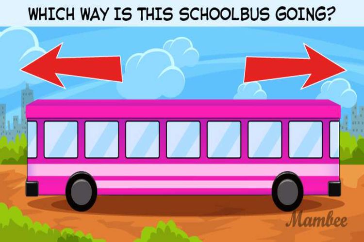 Tes IQ: Ini Sangat Sulit, Bisakah Kamu Menebak Ke Arah Mana Bus Itu ... Tes IQ: Ini Sangat Sulit, Bisakah Kamu Menebak Ke Arah Mana Bus Itu ...