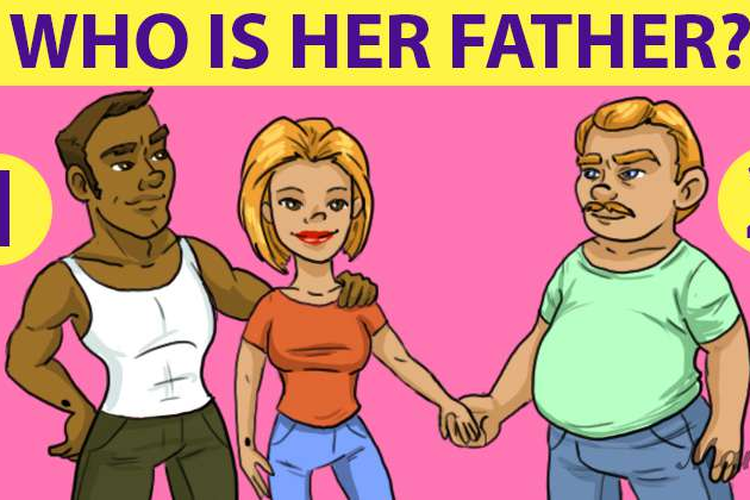 Tes IQ: Siapa Ayah dari Gadis Ini? Tunjukkan Seberapa Hebat Anda dalam ... Tes IQ: Siapa Ayah dari Gadis Ini? Tunjukkan Seberapa Hebat Anda dalam ...