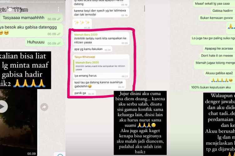 Tasyi Athasyia Bongkar Isi Chat Grup WhatsApp Keluarga: Balasan Tasya ... Tasyi Athasyia Bongkar Isi Chat Grup WhatsApp Keluarga: Balasan Tasya ...