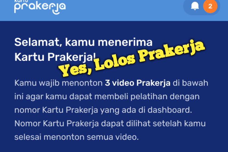 Ciri-ciri Lolos Kartu Prakerja Gelombang 45, Punya 3 Ciri Ini Pasti ... Ciri-ciri Lolos Kartu Prakerja Gelombang 45, Punya 3 Ciri Ini Pasti ...