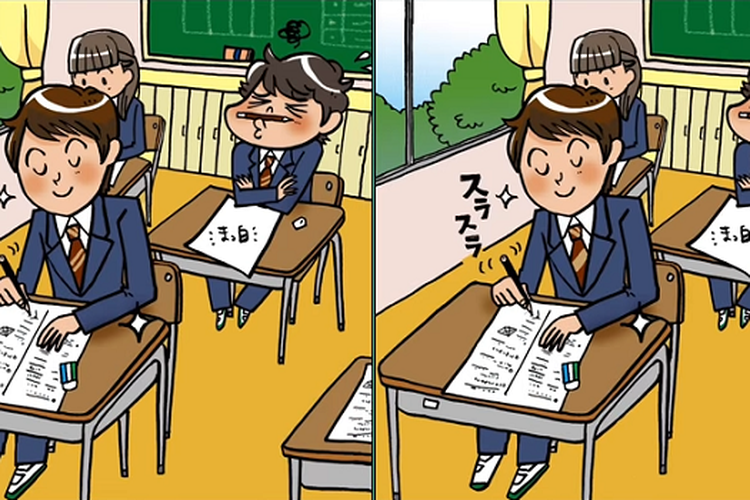 Tes IQ: Jadilah Detektif untuk Melihat Perbedaan Siswa Malas ini, Buka ... Tes IQ: Jadilah Detektif untuk Melihat Perbedaan Siswa Malas ini, Buka ...