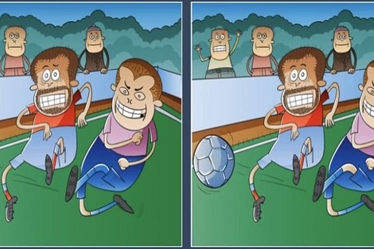 Tes IQ: Cepat Temukan 5 Perbedaan pada Gambar para Pemain Sepak Bola ... Tes IQ: Cepat Temukan 5 Perbedaan pada Gambar para Pemain Sepak Bola ...