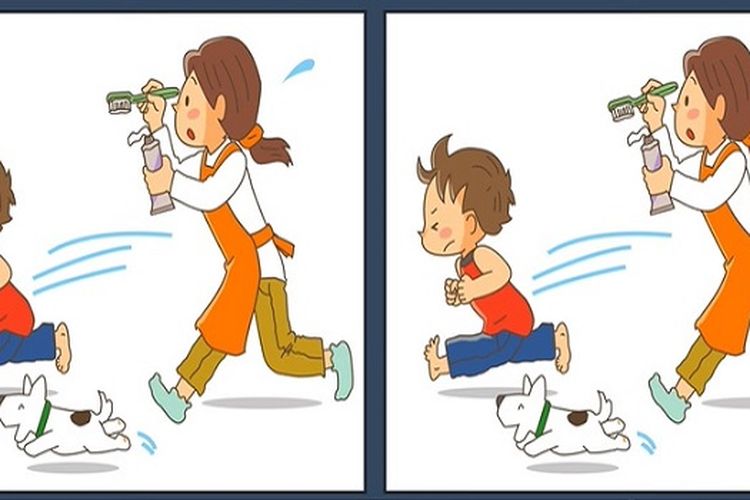 Tes IQ: Kamu Hebat Kalau Cepat Melihat 5 Perbedaan di Gambar Anak yang ... Tes IQ: Kamu Hebat Kalau Cepat Melihat 5 Perbedaan di Gambar Anak yang ...