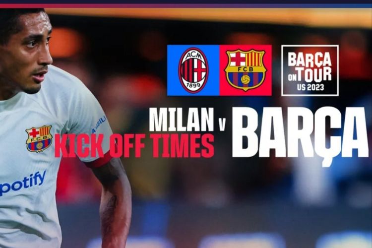 Jadwal Ac Milan Vs Barcelona Hari Rabu 2 Agustus 2023 Siaran Langsung