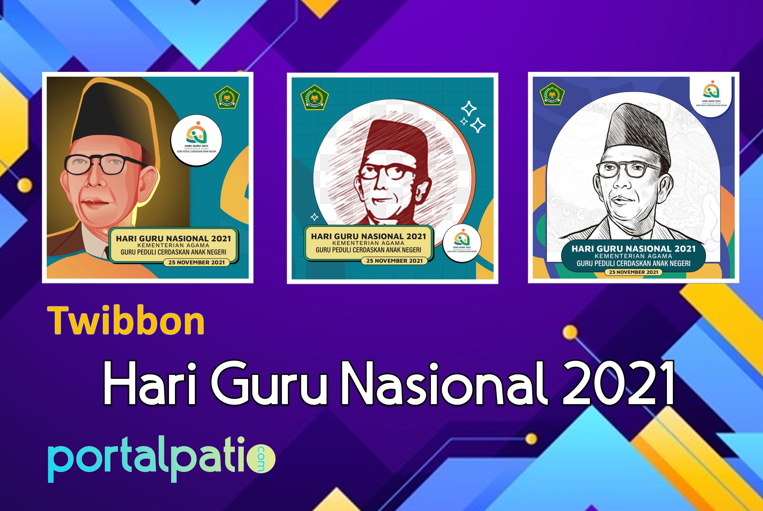 Twibbon Hgn Hari Guru Nasional 2021 Kemenag Ri Pasang Bingkai Foto