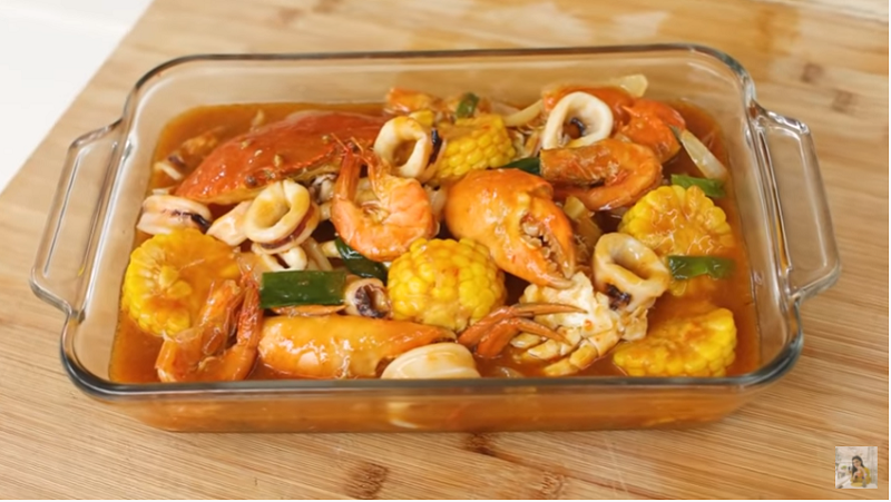 Resep Seafood Saus Padang Ala Chef Devina Hermawan Tampilan Menarik