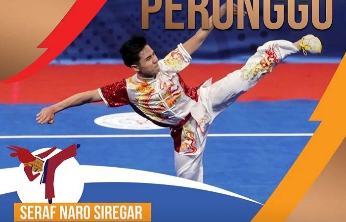 Seraf Naro Siregar Meraih Medali Perunggu Dari Cabang Olahraga Wushu