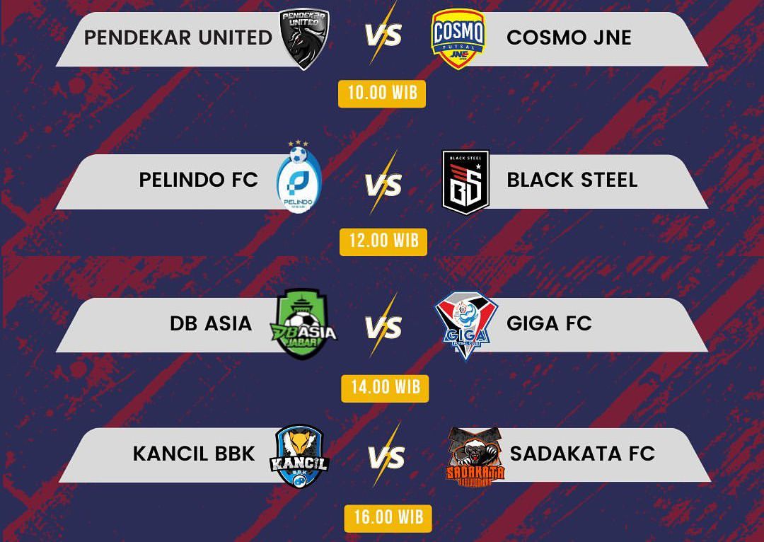 Link Live Streaming 4 Laga Pro Futsal League 2022 Hari Ini 18 Juni 2022