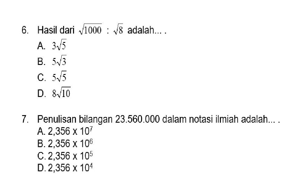 15 Contoh Soal Penilaian Tengah Semester 1 PTS Matematika SMP MTs Kelas ... 15 Contoh Soal Penilaian Tengah Semester 1 PTS Matematika SMP MTs Kelas ...