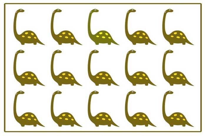 Tes IQ: Fokus dan Temukan Dinosaurus yang Berbeda, Ketelitian dan ... Tes IQ: Fokus dan Temukan Dinosaurus yang Berbeda, Ketelitian dan ...