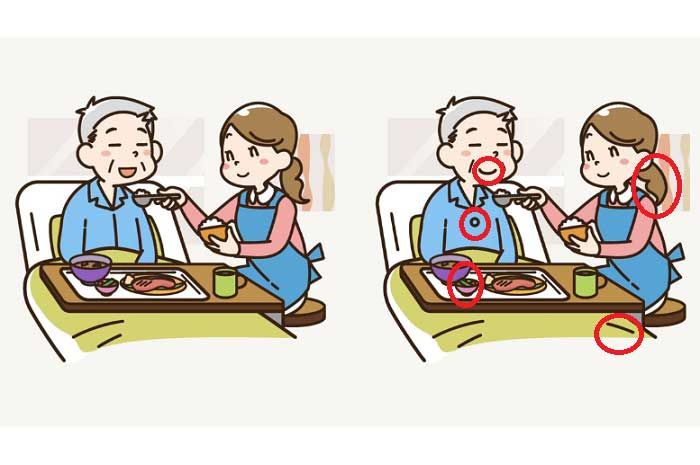 Tes IQ: Temukan 5 Perbedaan dalam Gambar Kakek yang Sedang Dirawat di ... Tes IQ: Temukan 5 Perbedaan dalam Gambar Kakek yang Sedang Dirawat di ...