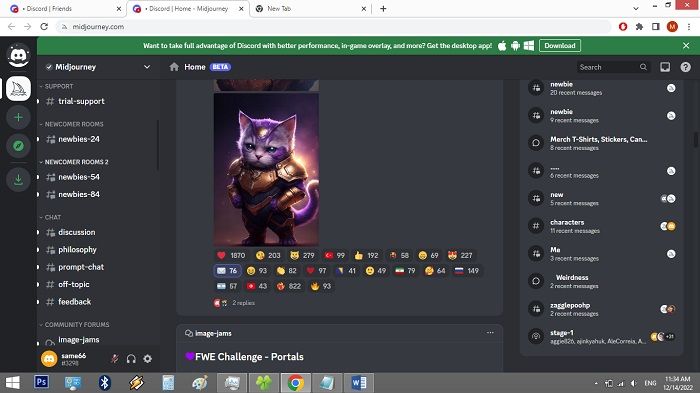 Cara Menghasilkan Gambar AI di Midjourney, Mudah Dipraktekkan! - Kilas ... Cara Menghasilkan Gambar AI di Midjourney, Mudah Dipraktekkan! - Kilas ...