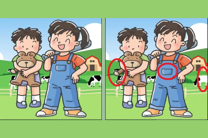 Tes IQ: Temukan 3 Perbedaan di Gambar? Cuma si Teliti yang Bisa Lihat ... Tes IQ: Temukan 3 Perbedaan di Gambar? Cuma si Teliti yang Bisa Lihat ...