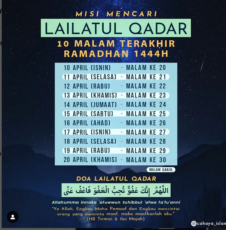 CARA Mendapatkan Lailatul Qadar Bagi Wanita Haid Beserta Dalil Lailatul ... CARA Mendapatkan Lailatul Qadar Bagi Wanita Haid Beserta Dalil Lailatul ...