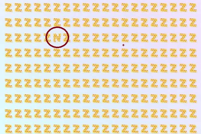 Tes IQ: Si Jenius yang Teliti Pasti Bisa Temukan Huruf yang Berbeda ... Tes IQ: Si Jenius yang Teliti Pasti Bisa Temukan Huruf yang Berbeda ...