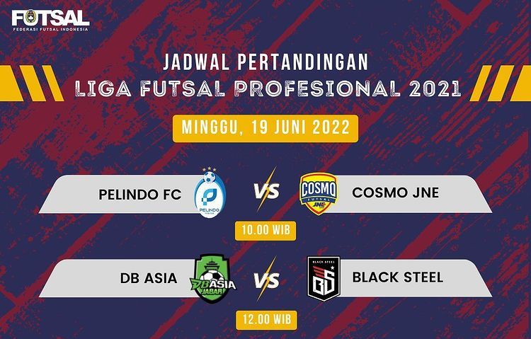 Link Live Streaming Dan Jadwal Liga Futsal Profesional Hari Ini 19 Juni