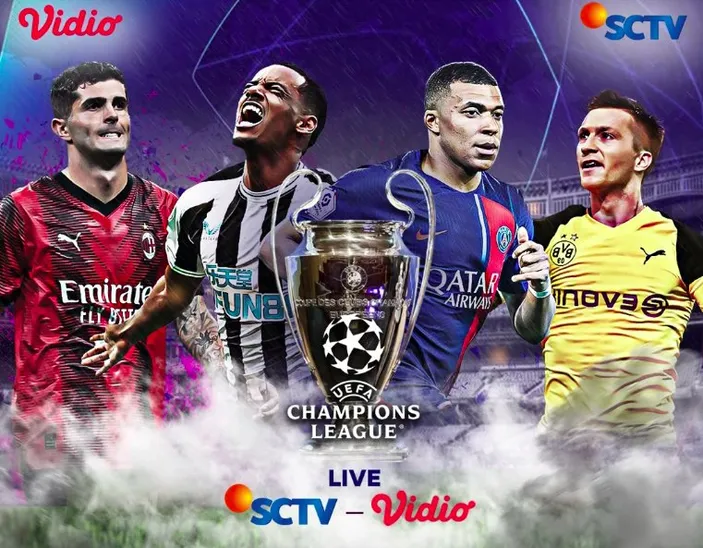 2 Link Live Streaming Psg Vs Dortmund Liga Champions Tonton Di Sctv