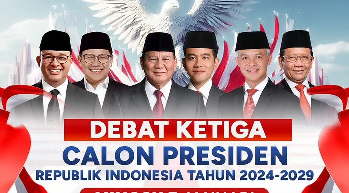 Begini Rundown Debat Capres Ketiga Pemilu 2024 7 Januari Malam Ini Ada
