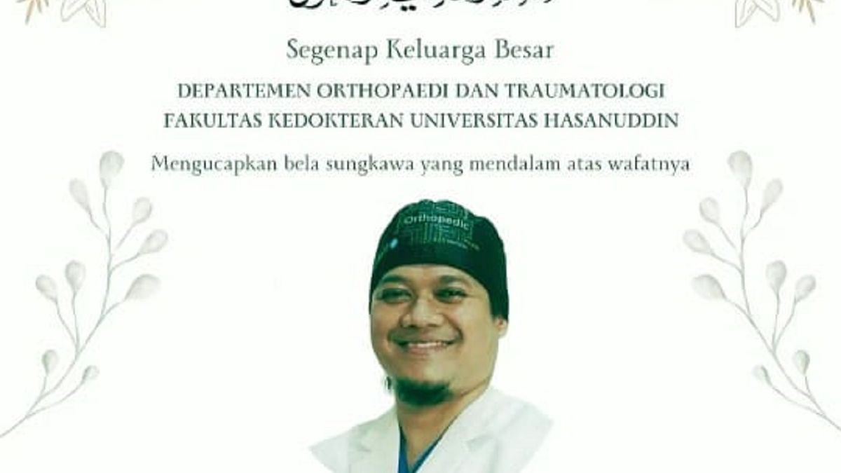 Dokter Helmiyadi Spesialis Tulang RSUD Sulbar Meninggal, Influencer ... Dokter Helmiyadi Spesialis Tulang RSUD Sulbar Meninggal, Influencer ...
