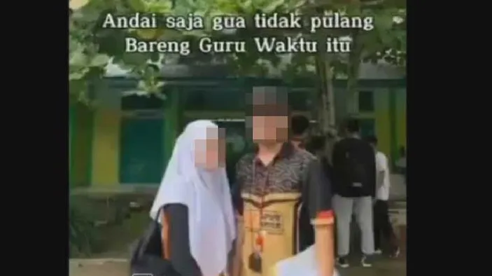 Viral Video 53 Detik Guru Dan Murid Andai Gua Tidak Pulang Bareng Guru
