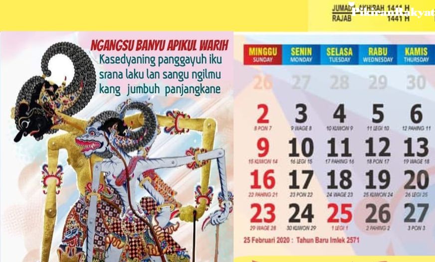 Ini Cara Memahami Tabel Rejeki Sesuai Neptu Hari dan Pasaran - Portal Sulut