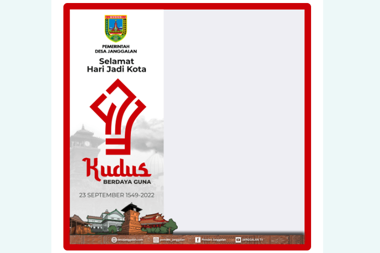 KUMPULAN Twibbon HUT Kota Kudus ke-473 Tahun 2022, Sambut Hari Jadi ... KUMPULAN Twibbon HUT Kota Kudus ke-473 Tahun 2022, Sambut Hari Jadi ...