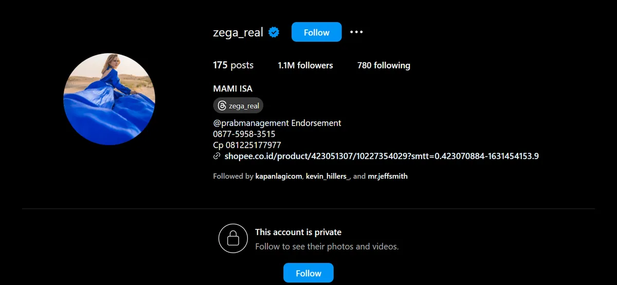 Isa Zega Panik, Mendadak Gembok Akun Instagram Usai Diduga Lecehkan ... Isa Zega Panik, Mendadak Gembok Akun Instagram Usai Diduga Lecehkan ...