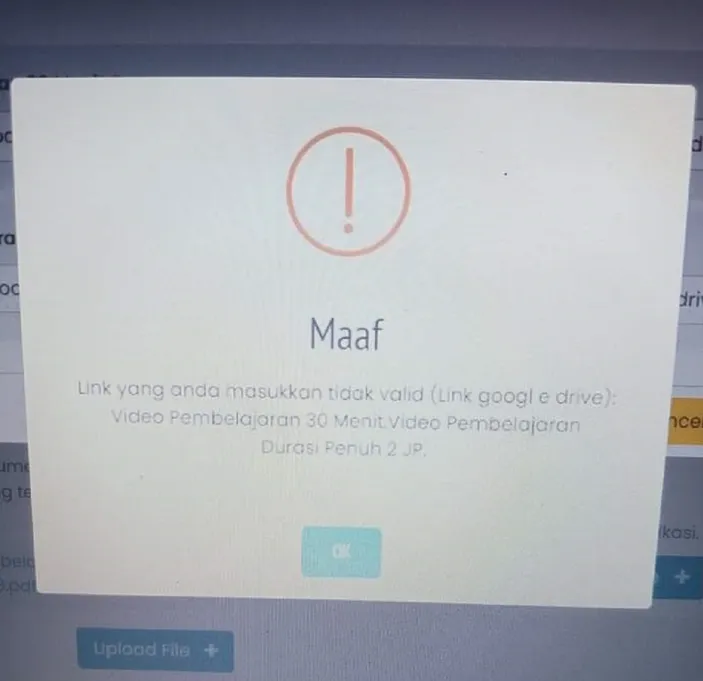 Ini Solusi Tulisan Maaf Link yang Anda Masukkan Tidak Valid saat Unggah ... Ini Solusi Tulisan Maaf Link yang Anda Masukkan Tidak Valid saat Unggah ...