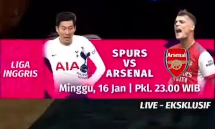 Jadwal Tayang Tottenham Vs Arsenal Di Liga Inggris Live Sctv Malam Ini